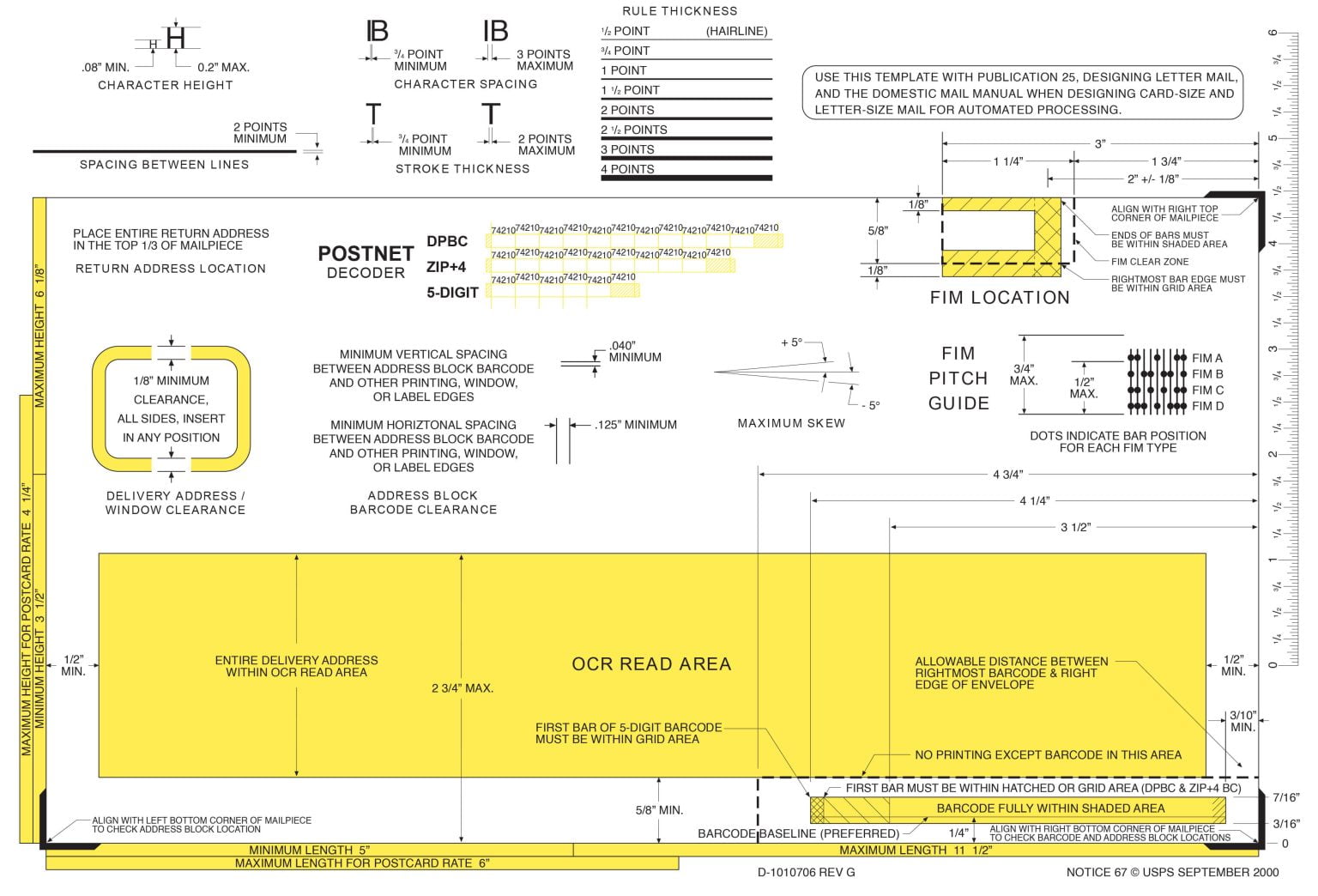 Mailing Letter Rates: Direct Mail Automation & USPS Notice 67 NY